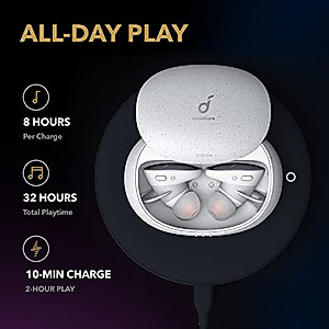 Soundcore by Anker Liberty 2 Pro True Wireless Earbuds, Bluetooth Earbuds, ACAA Dynamic Driver and Armature Driver, in-Ear Studio Performance, 8H Playtime, HearID Personalized EQ, Wireless Charging