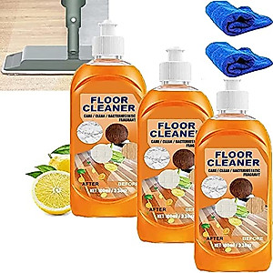 Momeng Floor Cleaner, Momeng Floor Cleaner Orange, Honifee Floor Cleaner Solution, NML Floor Cleaner, VML Powerful Decontamination Floor Cleaner, All-Purpose Wood Marble Ceramic Floor Cleaner (3PCS)