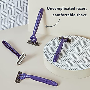 Harry's Men's Disposable Razors, 3-Blade Razors with Lubricating Strip and Pivoting Head, 10 count