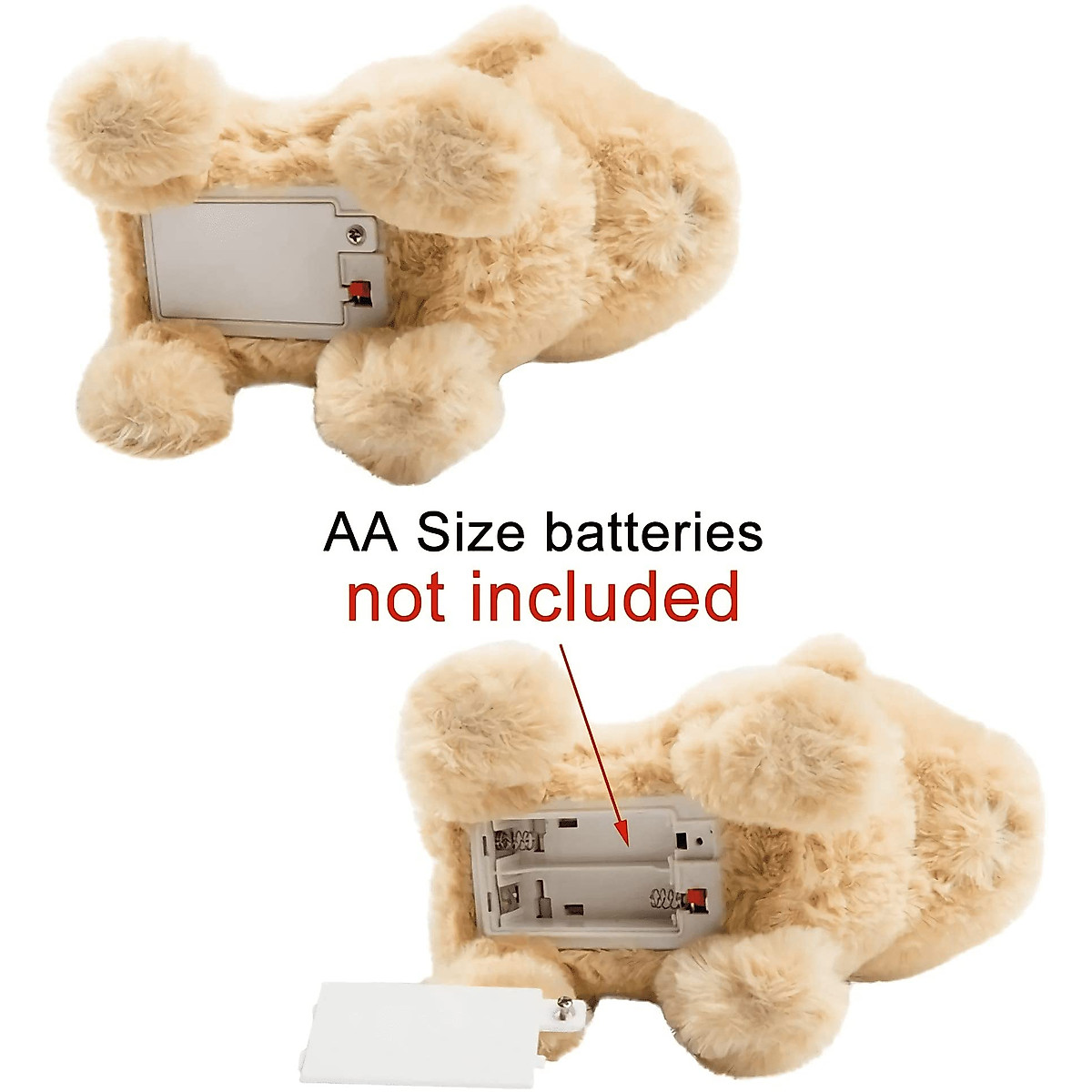 SANGKN Toy Dog, Toy Dogs That Walk and Bark, Puppy Toys for Kids, Battery Realistic Barking Dog Toy Walking Electronic Pets Girls(Golden Retriever)