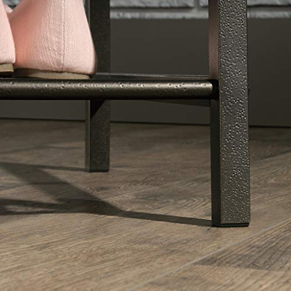 Sauder North Avenue Storage Bench, Smoked Oak finish