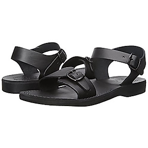 Jerusalem Sandals The Original - Leather Adjustable Buckle Sandal - Black