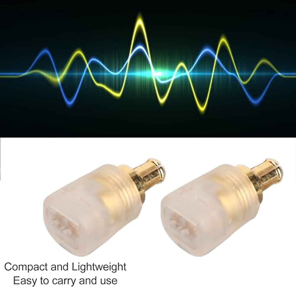 Headphone Cable Connector Adapter A2DC to 0.78mm Lossless Sound Universal Male to Female Lightweight for LS400 for LS200 for CKR100 (Transparent)