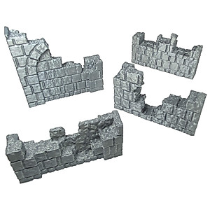 Extruded Gaming Wall Ruins Set 1