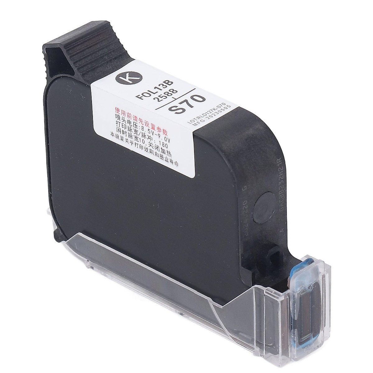 Fafeicy Handheld Printer Ink Cartridge Quick Drying Portable 42ml for 12.7mm Printers (Blue)