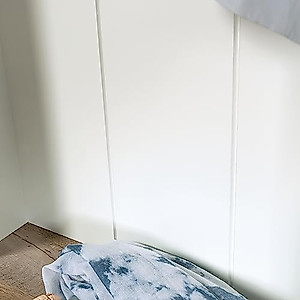 Sauder Cottage Road Hall Tree W/Bench, L: 21.73" x W: 19.45" x H: 71.50", Soft White Finish