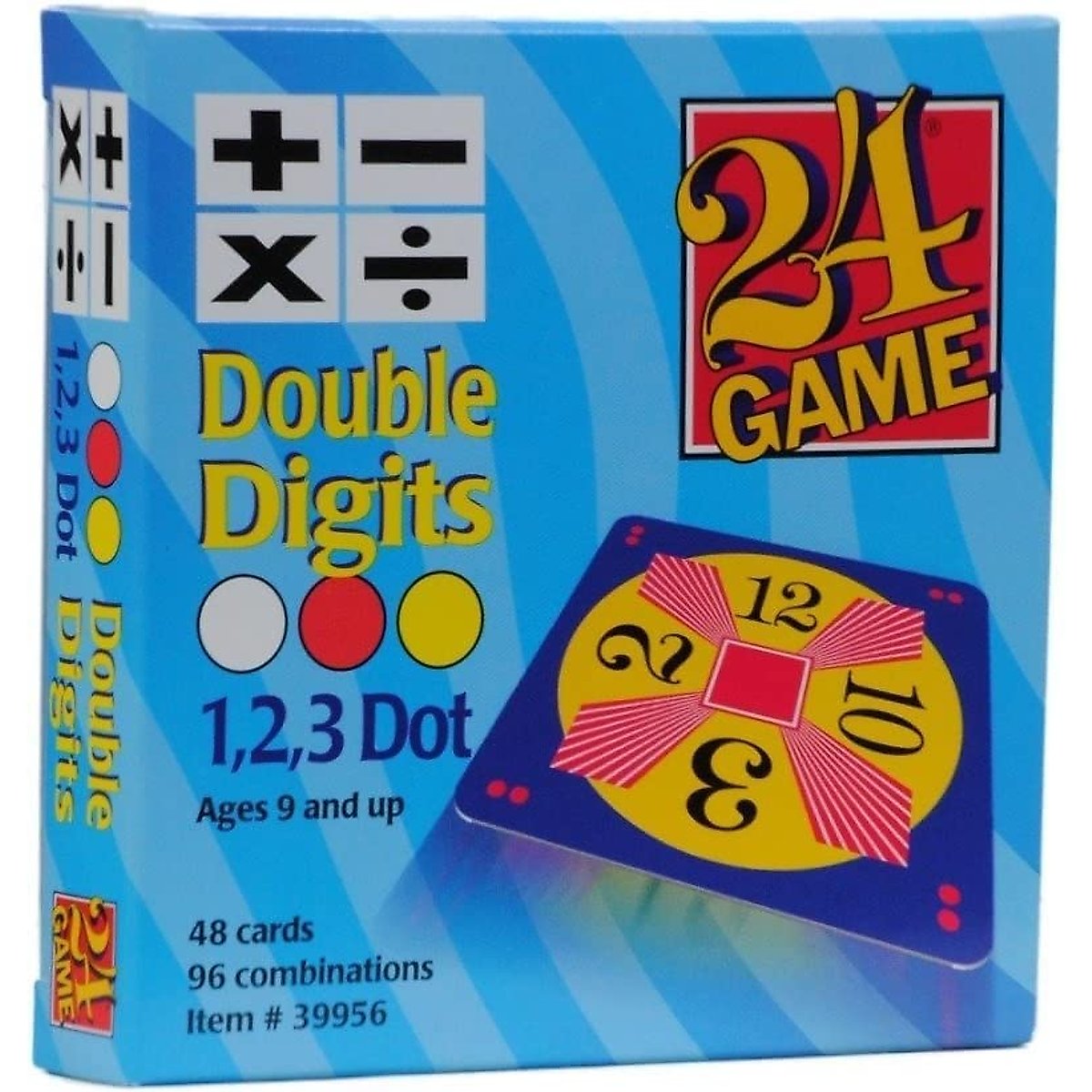 24 Game Two Pack: Includes 48 Single Digit Cards and 48 Double Digit Cards and Exclusive Tips Sheet!