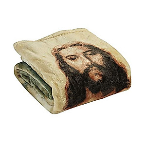 Jesus Christ Religious 50" x 70" Oversized Super Soft Microplush Throw Blanket