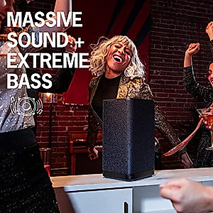 Ultimate Ears Hyperboom Portable & Home Wireless Bluetooth Speaker, Loud Speaker, Big Bass, Water resistant IPX4, 150 Ft Range – Black