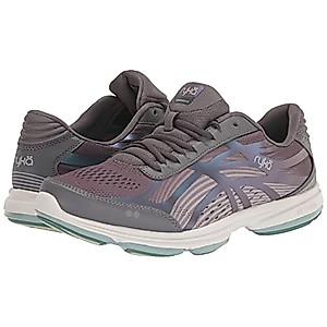 Ryka Womens Devotion Plus 3 Walking Shoe, Grey Aqua, 9 US