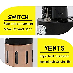 FUNNYBSG Household Heat lamp Food Warming lamp Commercial Food Heat Lamp, Buffet Barbecue Light Preservation lamp Pizza Heating Lamp Prevent Food from Getting Cold Adjustable Length 60-180cm