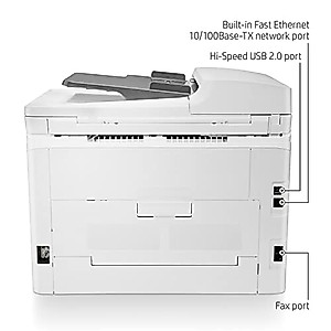 HP Laserjet Pro MFP M183FW All-in-One Wireless Color Laser Printer, Print&Copy&Scan&Fax, 16ppm, 600x600 dpi, Mobile Printing, 2-line Display, 35-Page ADF, Lanbertent Printer Cable