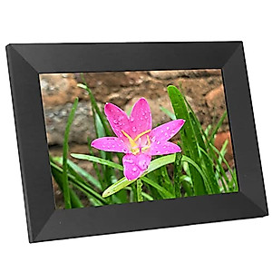Smart Electronic Album, 8 Inch Auto Rotation WiFi Digital Photo Frame HD Touch Screen Built in 16G Memory for Home (US Plug)