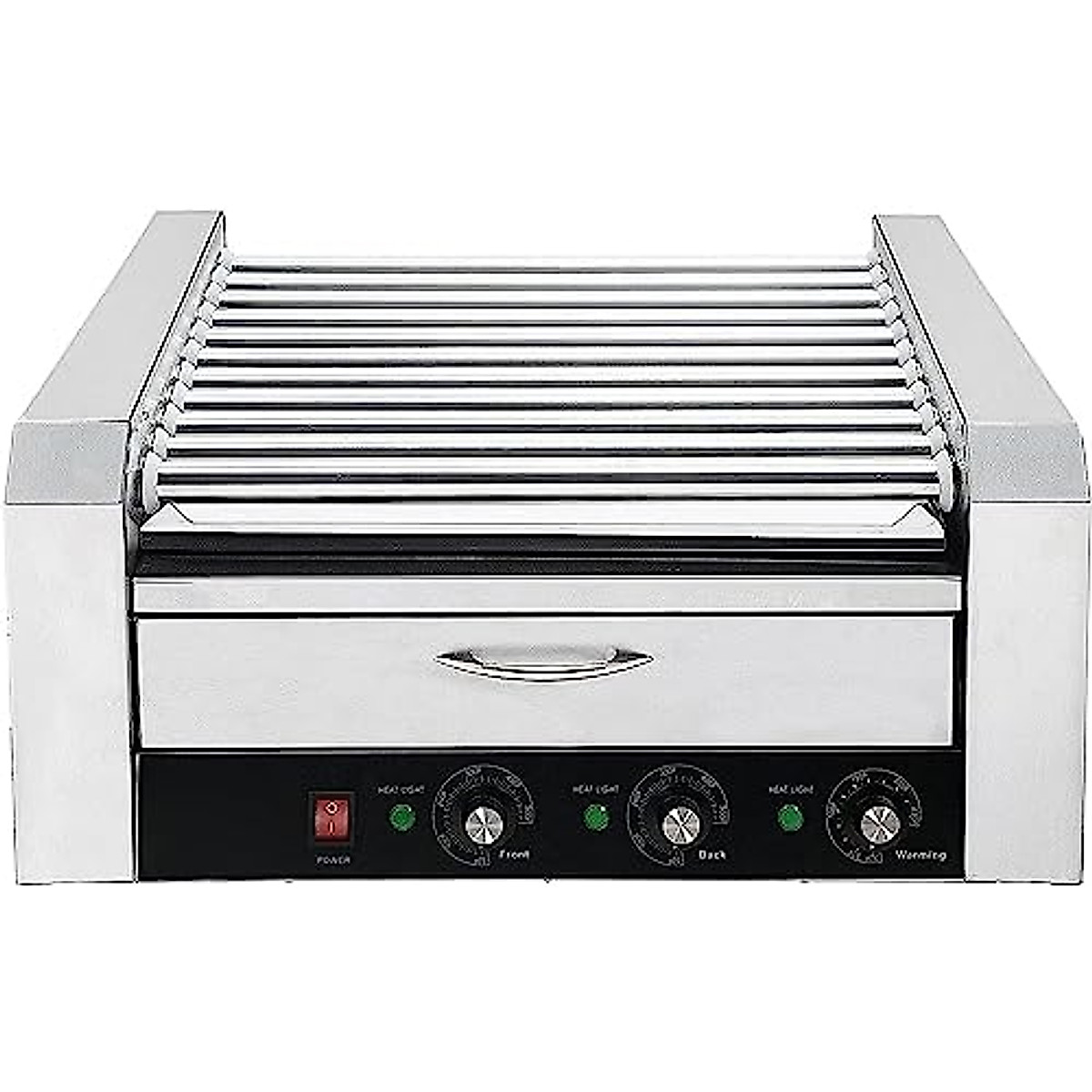 hotdog roller grill Commercial Hot Dog Roller Snack Equipment, Warming Cabinet Hot Dog Maker Sausage Maker, Stainless Steel For Making Hot Dog Sausages Bratwurst