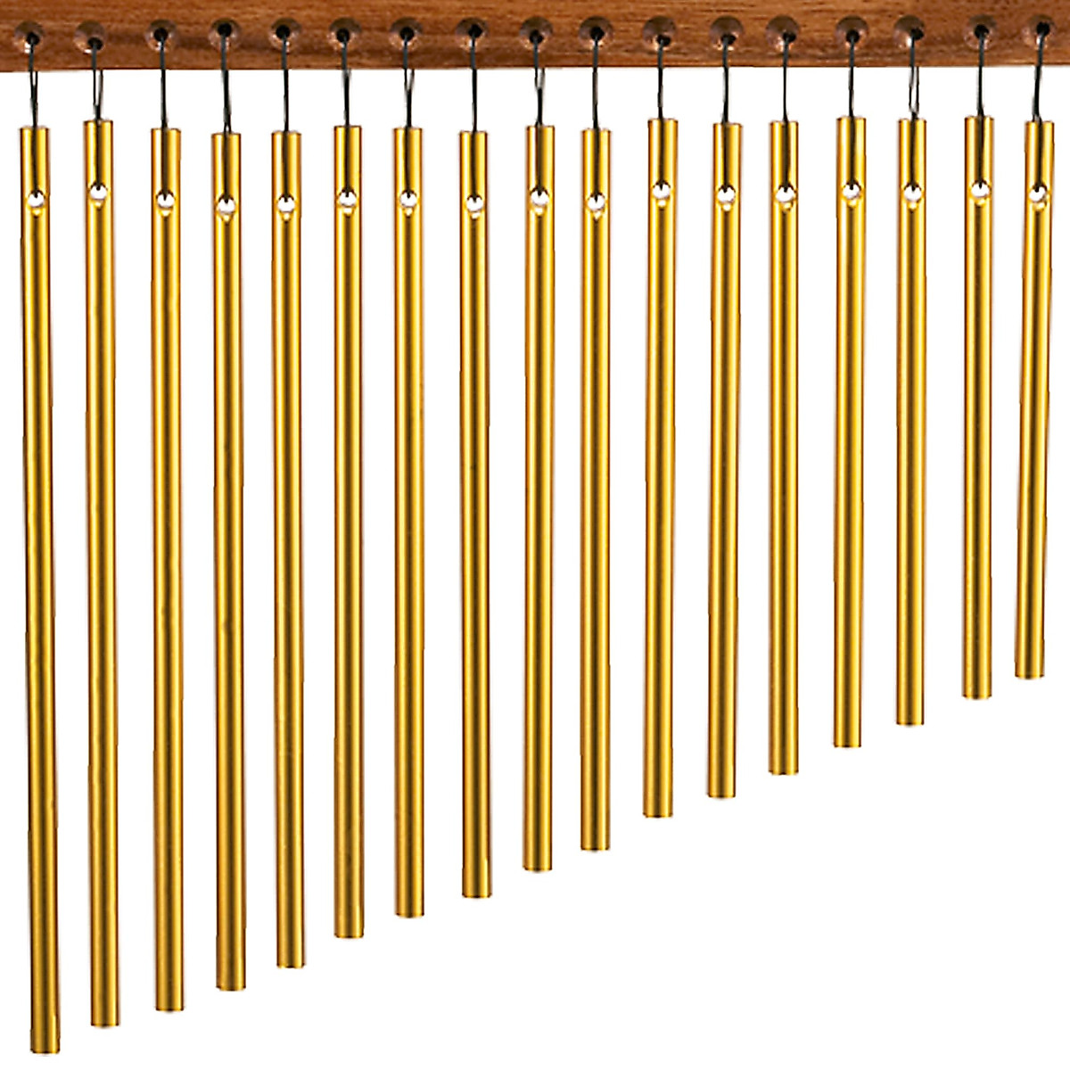 Meinl Percussion CH27ST Gold Anodized Aluminum Alloy Studio Single Row Chimes, 27 Bars