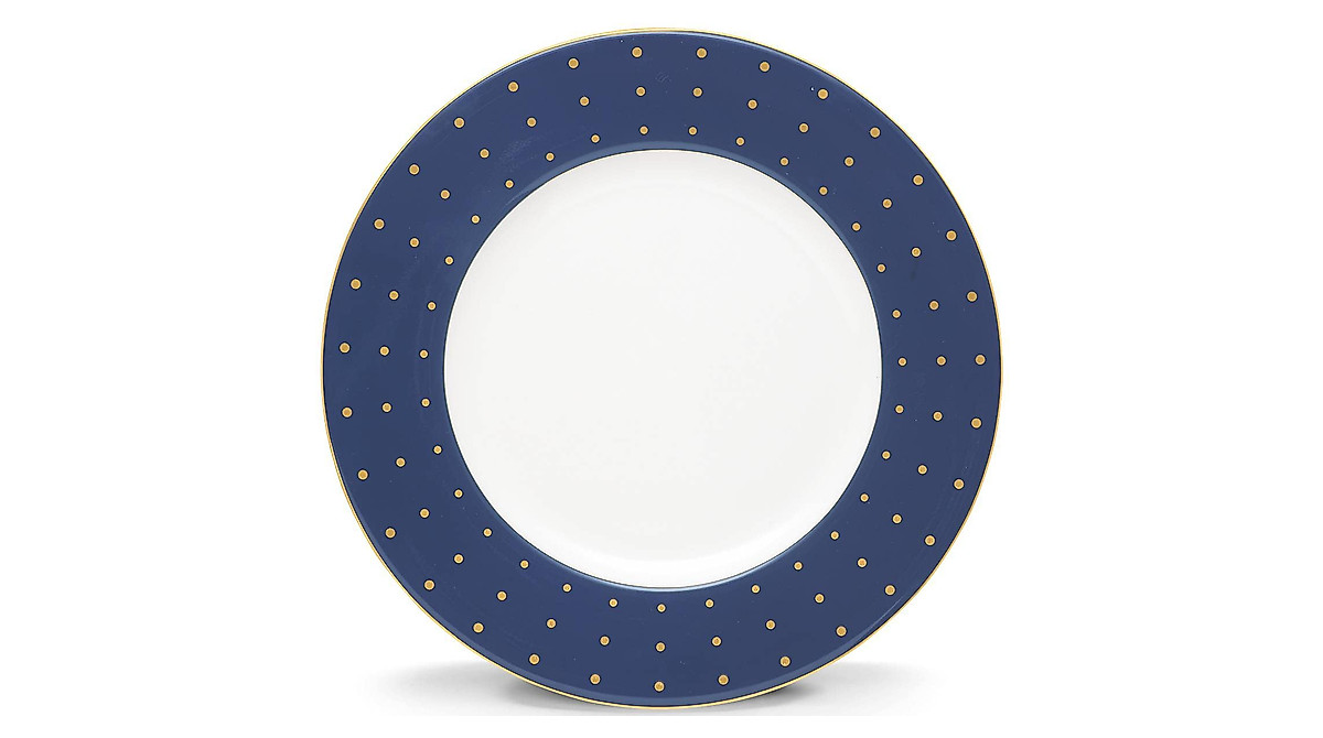 Kate Spade Blue Accent Plate - Stylish and Durable