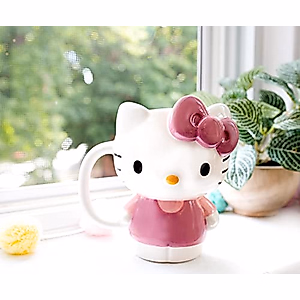 Sanrio Hello Kitty 3D Sculpted Ceramic Mug | Holds 20 Ounces