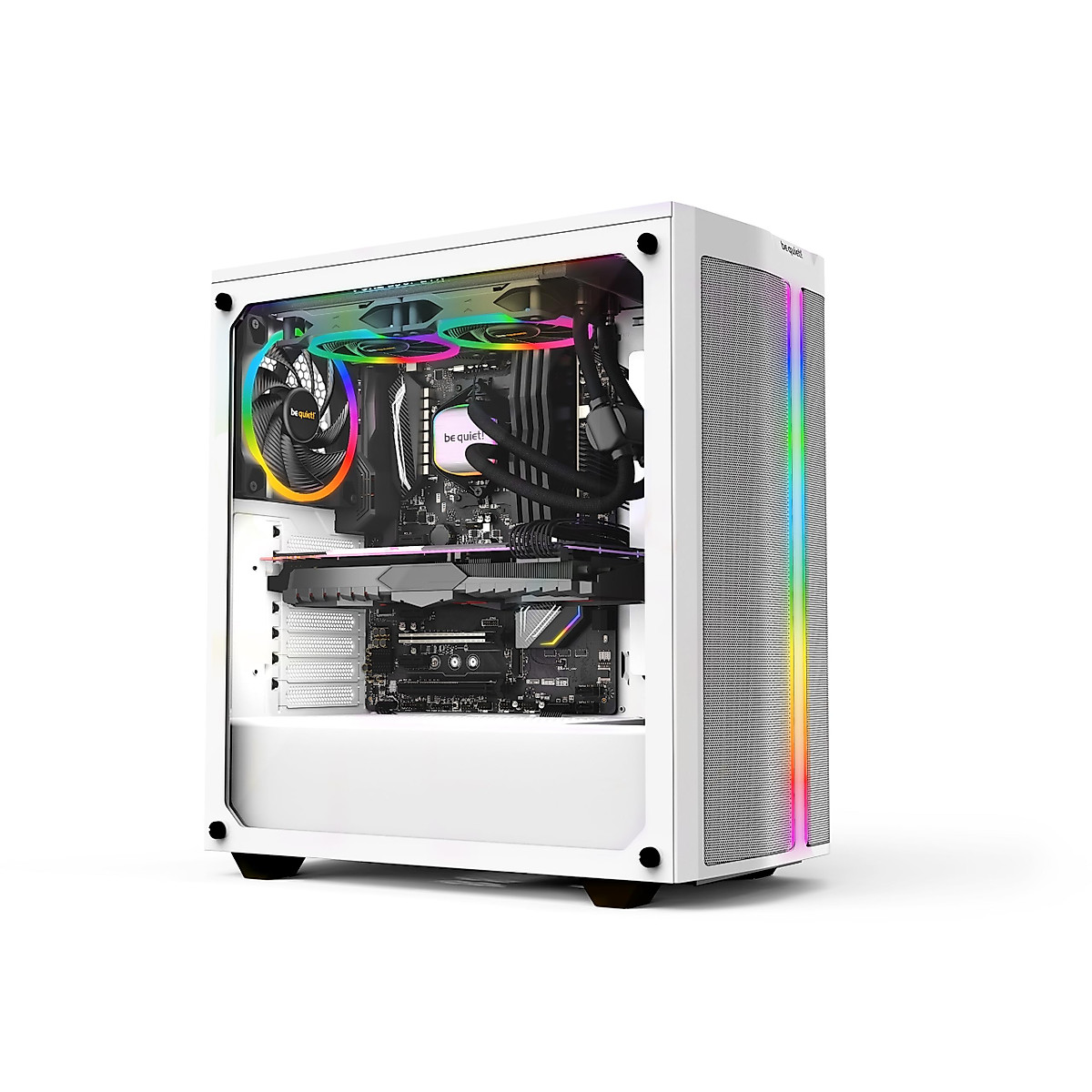 be quiet! Pure Loop 2 FX 240mm, CPU Liquid Cooler for Intel Core i3/i5 or AMD Ryzen 3/5, ARGB LED Illumination, 2X Light Wings PWM high-Speed Fan -BW013 Black
