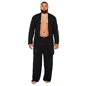 Savage X, Men's Sheer X Smoking Jacket, Black Caviar, M