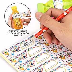 TOY Life 24 Bubble Bottles with Wands, Bubbles Party Favors for Kids, Bubble Bulk with Bubble Solution, Easter Goodie Bag Stuffers Wedding Birthday Summer Party Supplies, Outdoor & Indoor Activity