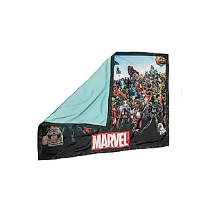 Bazillion Dreams Marvel Comics Universe Characters Fleece Softest Comfy Throw Blanket for Adults & Kids| Measures 60 x 45 Inches