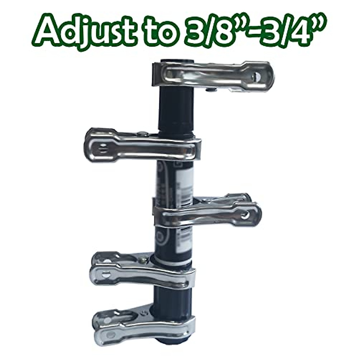 Samhopo 40 PCS Garden Clips, Greenhouse Clamps Made of Stainless Steel, Greenhouse Clips for Netting, Have a Strong Grip to Hold Down the Shade Cloth or Plant Cover on Garden Hoops or Greenhouse Hoops