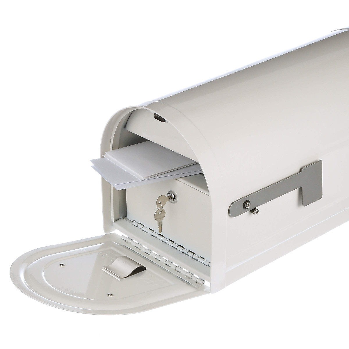 Gibraltar Mailboxes MB981W01 Reliant Locking Mailbox, Large, White