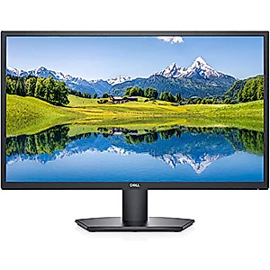 Dell 27 inch Monitor FHD 16:9 with Comfortview (TUV-Certified), 27" Computer Monitors, 75Hz Refresh Rate, 16.7 Million Colors, Anti-Glare with 3H Hardness, Black (1-Pack)