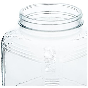 Anchor Hocking AHG17 Crystal Glass Gallon Cracker Jar, 1 gal, Clear