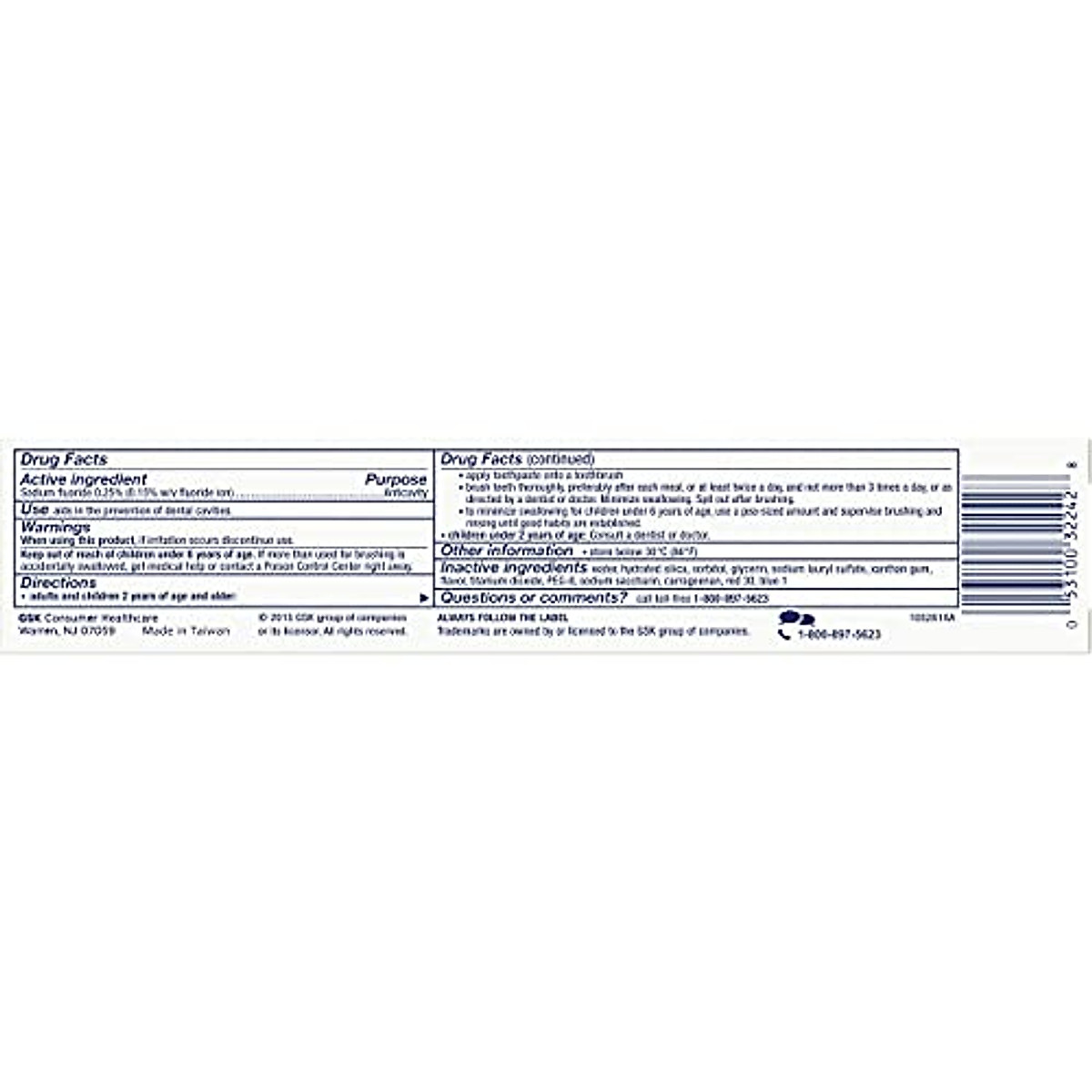 Aquafresh Cavity Protection Fluoride Toothpaste, Cool Mint 3 Oz