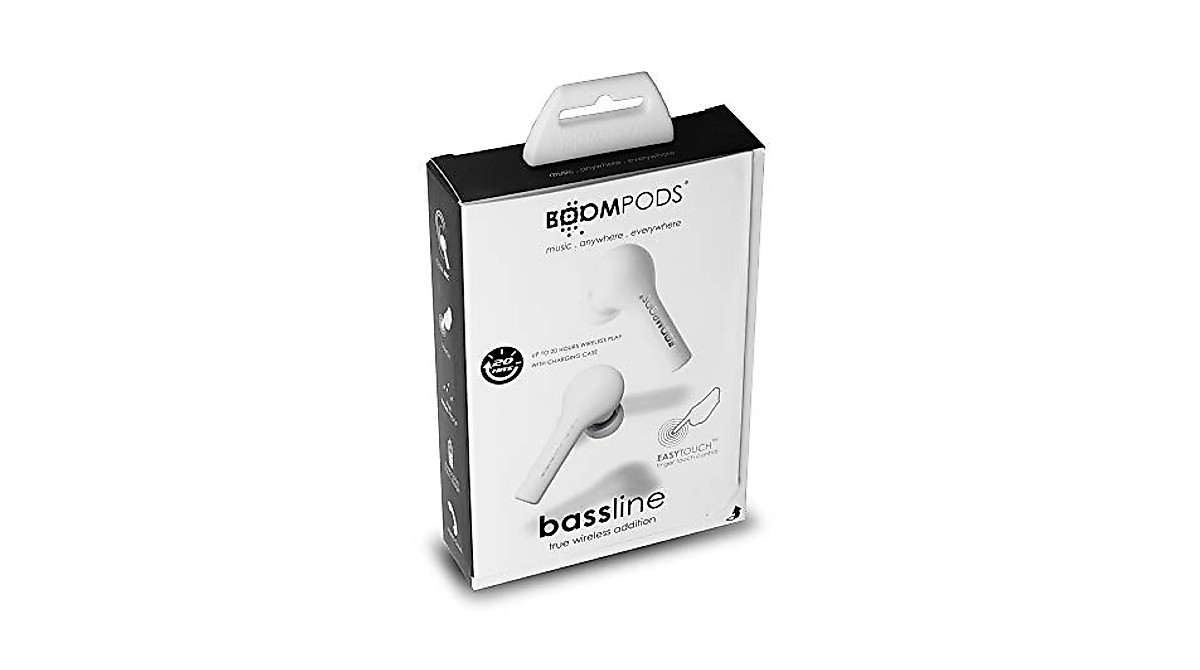 BoomPods Bassline True Wireless Earbuds – Rich Sound & Water-Resistant