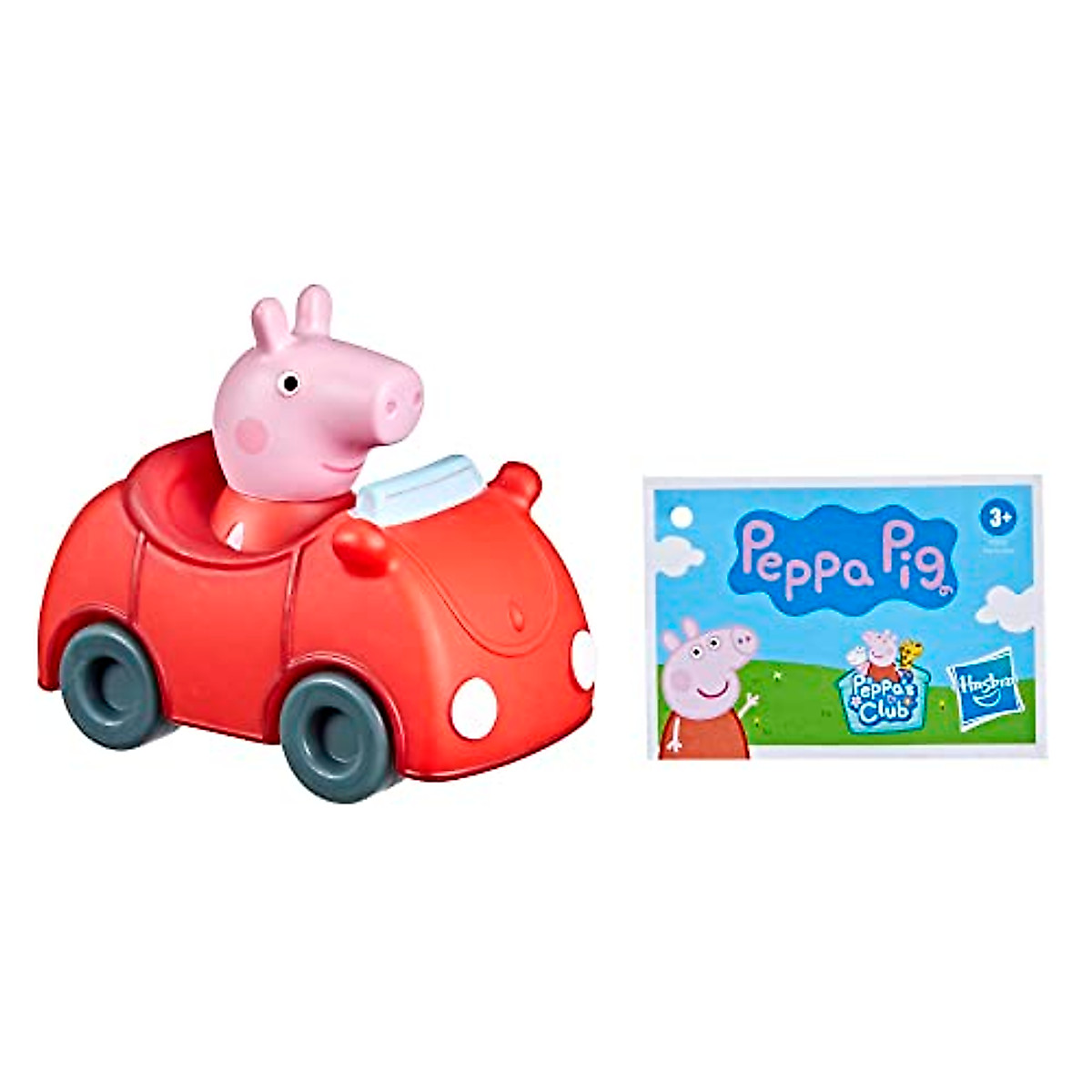 Peppa Pig Peppa’s Adventures Little Buggy Vehicle Preschool Toy for Ages 3 and Up in The Pig Family Red Car