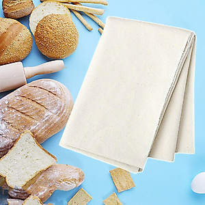 Professional Bakers Couche Extra Large 35 x 26 Inch,Heavy Duty Linen Pastry Proofing Cloth for Bread Dough Baking,Thick Baking Bread Cloth for Baguettes,Loaves,Ciabatta