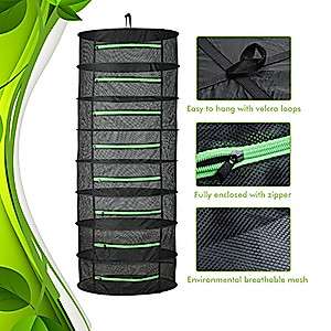 Active Gear Guy Mesh Drying Rack Dehydrator with 8 Stacked Trays. Includes Straight Blade and Curved Blade Pruning Shears.