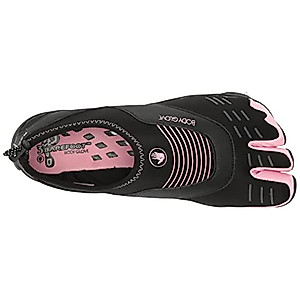Body Glove Women's Cinch Water Shoe, Black/Prism Pink, 9