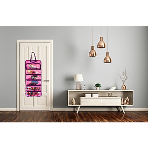 HOME4 Unicorn Toy Dolls Travel Carrying Bag Storage Organizer Compatible with Surprise Toys OMG Barbie LOL