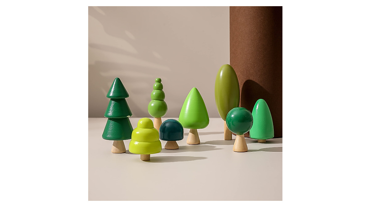 Youuys Wooden Tree Toys - Fun Montessori Craft Set
