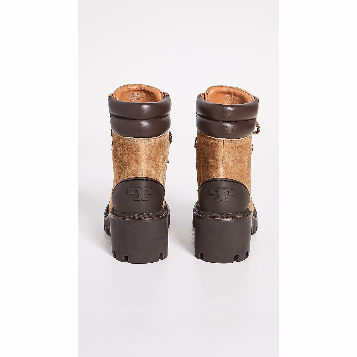 Tory Burch Women's Lug Sole Hiker Ankle Boots, ALCE/Coconut, Tan, 10 Medium US