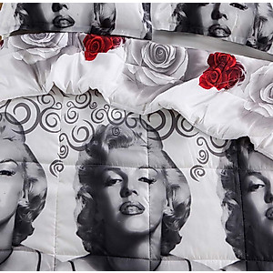 4Piece Bedding Sets 3D Home Textile Marilyn Monroe Oil Painting Queen Size Bedding Sets
