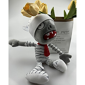 JHESAO 10" Plants and Zombies Mummy Plush Zombies Toys Normal Zombie PVZ Plushies 1 2 Stuffed Soft Doll Mummy Zombies New