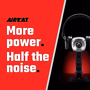 AIRCAT Pneumatic Tools 1076-XL 3/8-Inch NITROCAT Composite Compact Impact Wrench : Low Weight Power Impact Wrench : Tool for Automotive Improvement & Maintenance