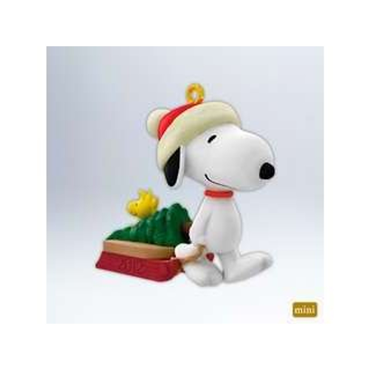 QXM9001 Winter Fun with Snoopy 15th 2012 Hallmark Keepsake Miniature Ornament