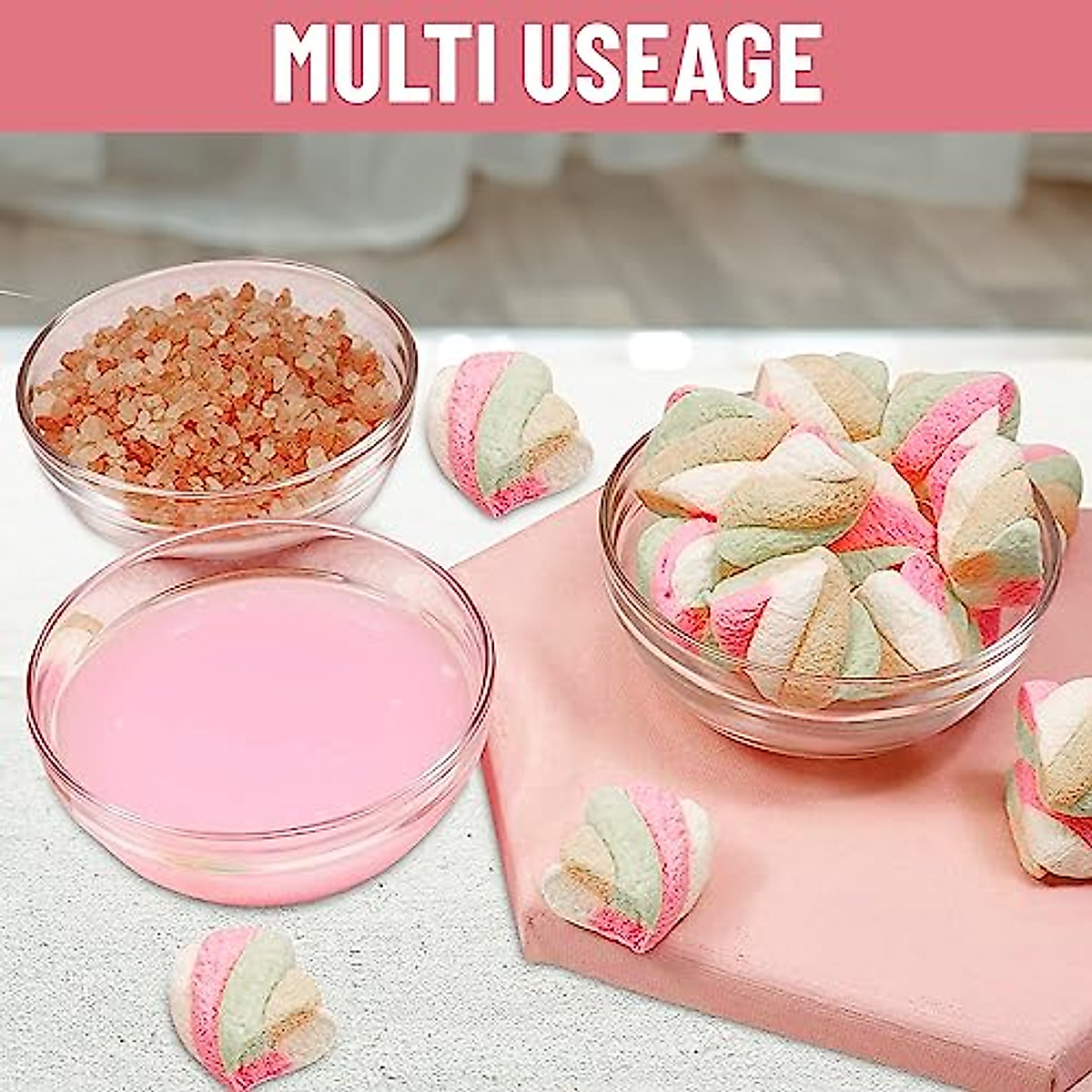 SQARR Mini Glass Prep Pinch Bowls - Set of 15, 3.5 inch 4 oz Clear Glass Bowls for Condiments, Small Glass Bowls, and Pinch Bowls