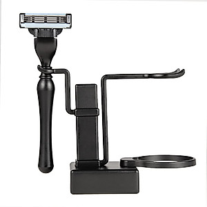 Grandslam Shaving Kit for Men, Safety Razor, Shaving Brush，Soap Cream and Stand, Stainless Steel Bowl Kit Gift Set