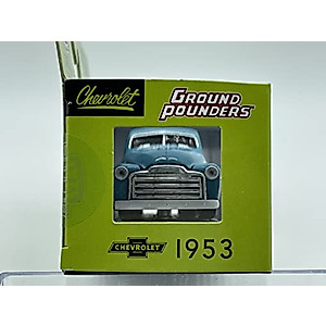 M2 Machines Ground Pounders 1953 Chevy 3100 Truck 1:64 Scale R21 21-06 Teal by M2 Collectible Details Like NO Other! 1 of 6250