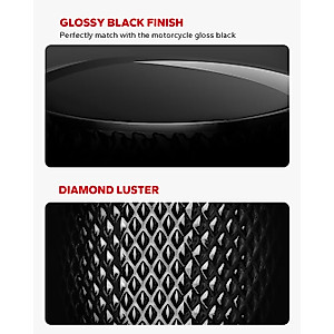 Amazicha Gloss Black 304 Stainless Steel Seat Bolt Screw for Harley Davidson 1996-2024