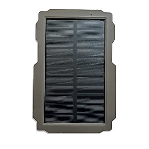 Lixada Trail Camera Solar Panel Kit 3000mAh 6V-12V Rechargeable with 360° Rotable Holder and 9.8ft Cable, Solar Charger for Hunting Camera