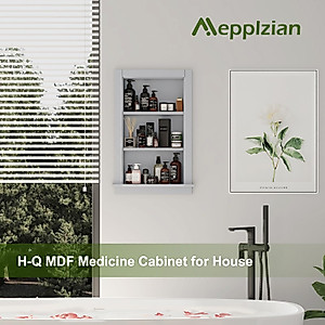 Mepplzian Recessed Medicine Cabinet for Bathroom,14x24 in Wall Bathroom Cabinet with Storage,Bathroom Niche for Shower Wall for Bedroom/Hallway,Black Shower Niche,Wall Niche Insert for Drywall,MDF