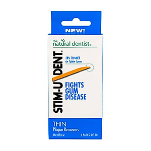 Stim-U-Dent Plaque Removers Thin Mint 160 Each (Pack of 6)