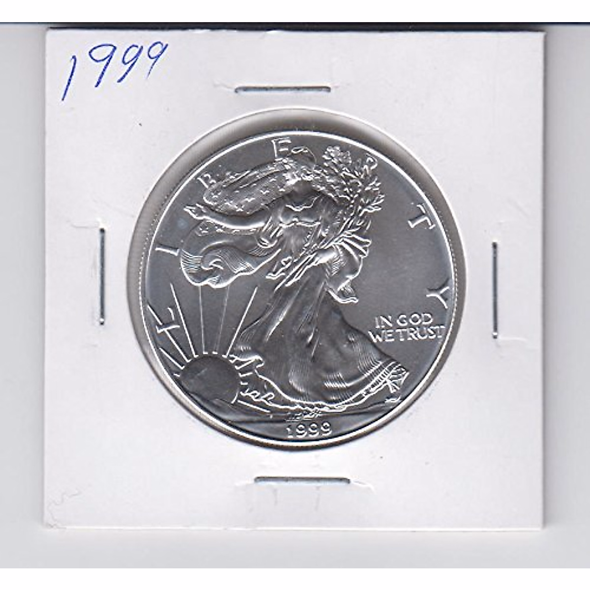 1999 American Silver Eagle 1 Ounce Silver Dollar Coin Dollar Brilliant Uncirculated